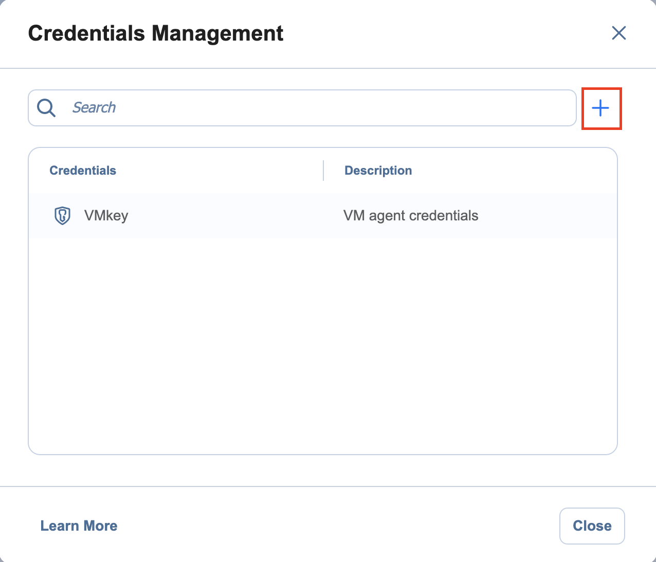 Managing Credentials